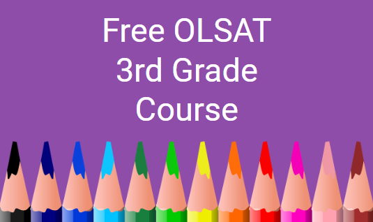 Free OLSAT 3rd Grade Sample Test | Elm Academy